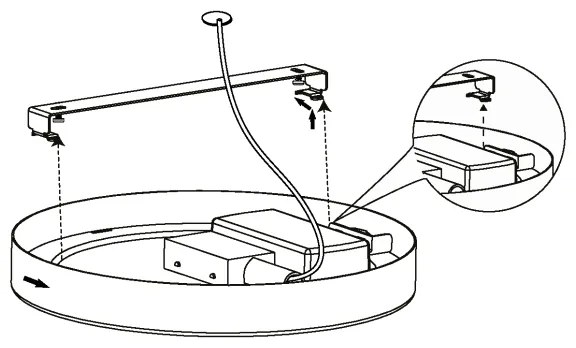 Eglo 99229 - LED Stropní svítidlo FUEVA 5 LED/16,5W/230V