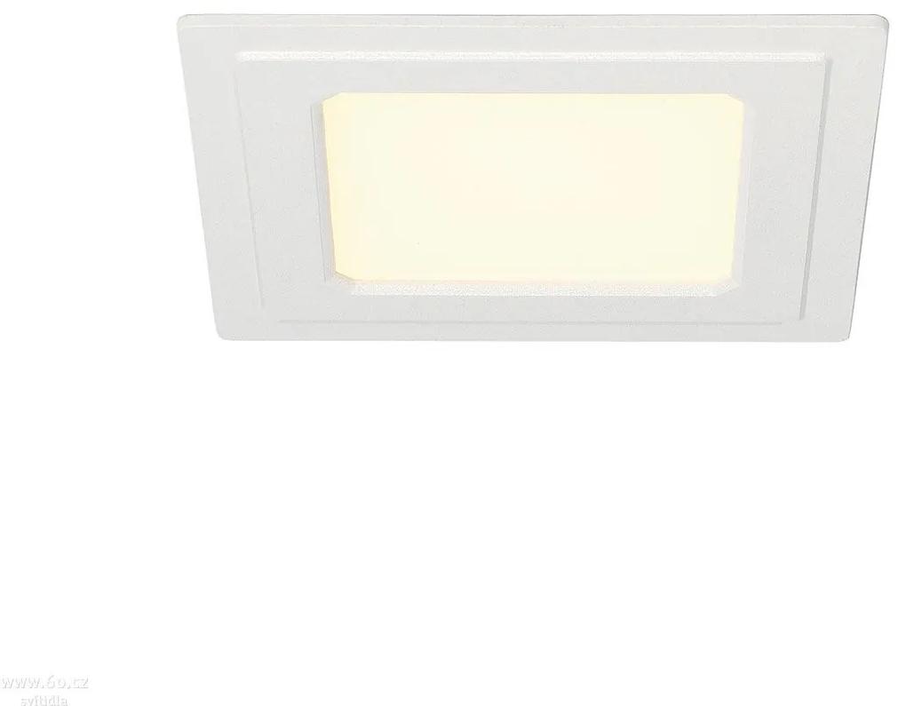 SLV Big White 162763 Senser, čtvercový LED panel, 6W, 3000K, bílá, 12x12cm