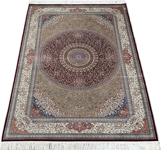BE Koberec Anatolia Silk 32510 RED - červený obdélníkový Rozměr: 80x150 cm