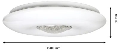 LED Stmívatelné stropní svítidlo VELA LED/24W/230V