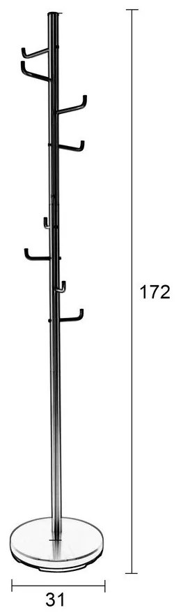 Věšák Satin Nickel