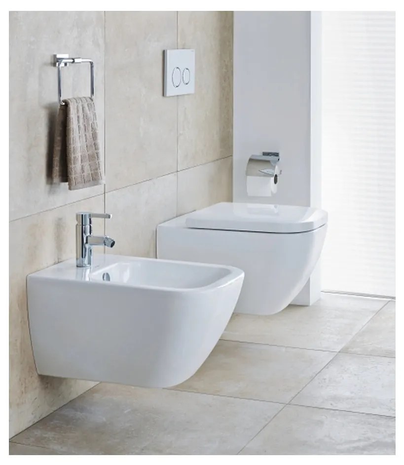 Duravit Happy D.2 - závěsný bidet 35,5x54 cm 2258150000