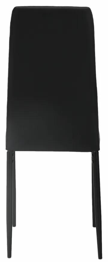 Kondela Jídelní židle, tmavě šedá/černá, ENRA