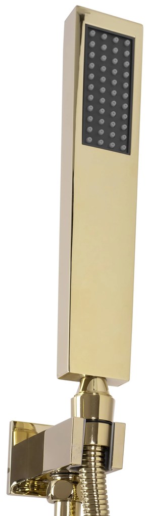 Sprchový komplet REA FENIX + BOX s podomítkovou baterií, zlatý