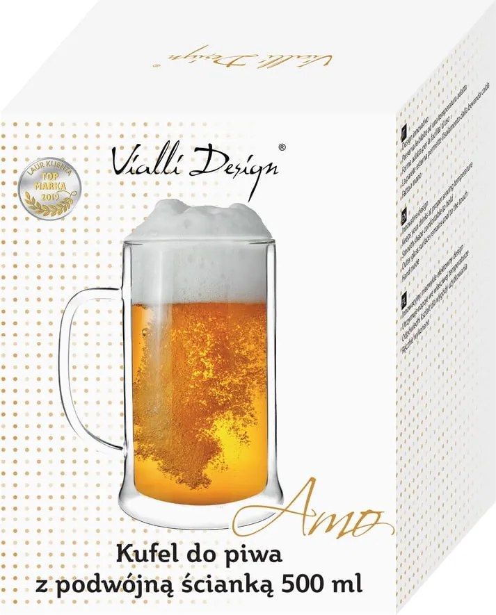 Sklenice na pivo 500 ml Amo – Vialli Design