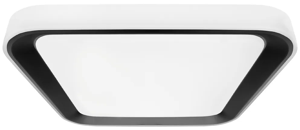 Stropní LED svítidlo Quadro, 1x LED 38w, 3000-6000k, b, s ovladačem