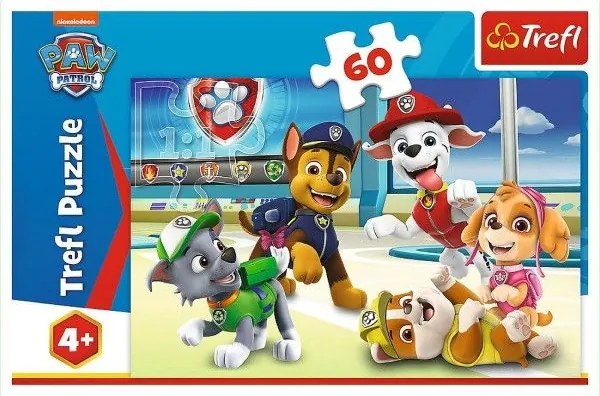 TREFL Tlapková patrola Ve světě štěňat 60 dílků
