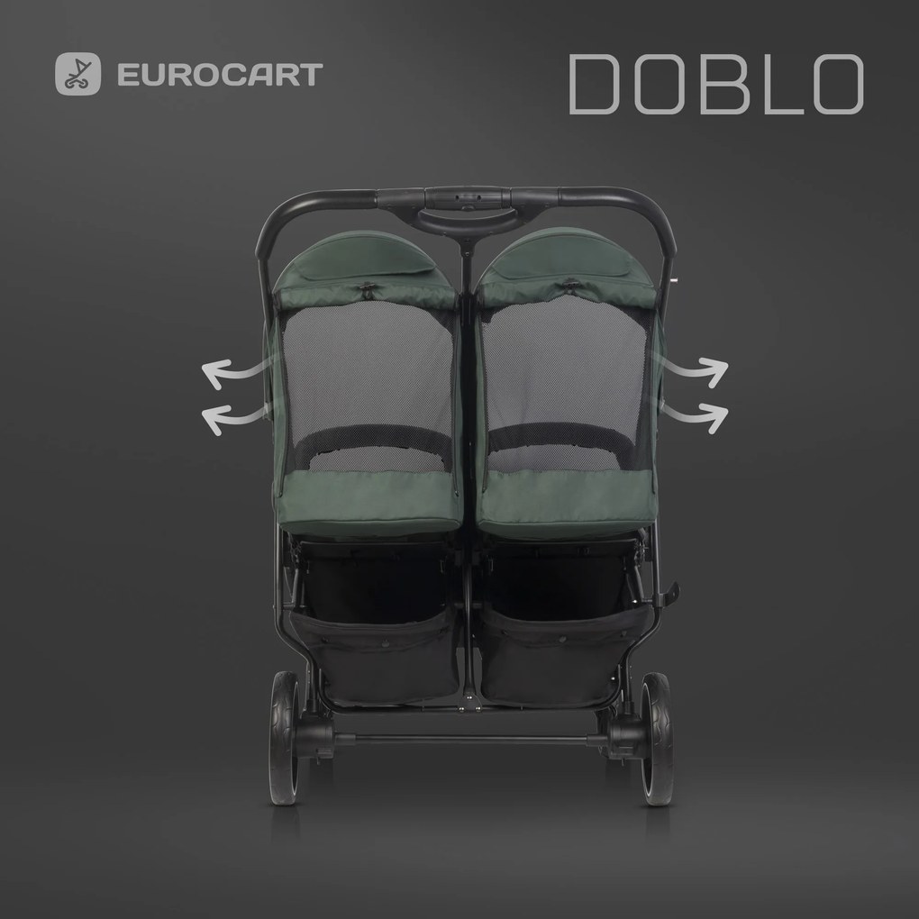 Sourozenecký kočárek Euro-Cart Doblo Jungle