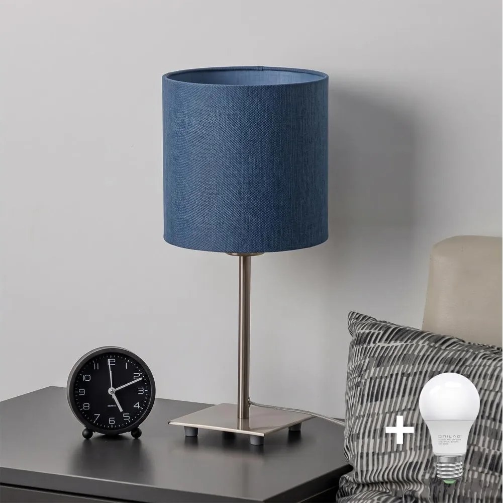 Brilagi - LED Stolní lampa NUBILA 1xE27/60W/230V tmavě modrá