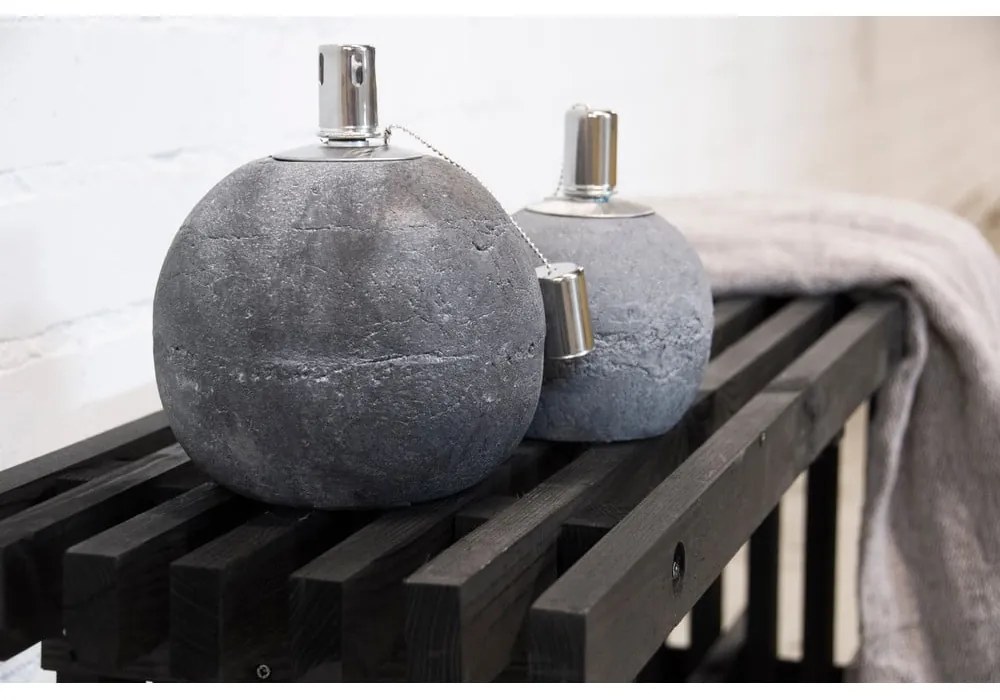 Betonová olejová lampa (výška 20 cm) – Esschert Design