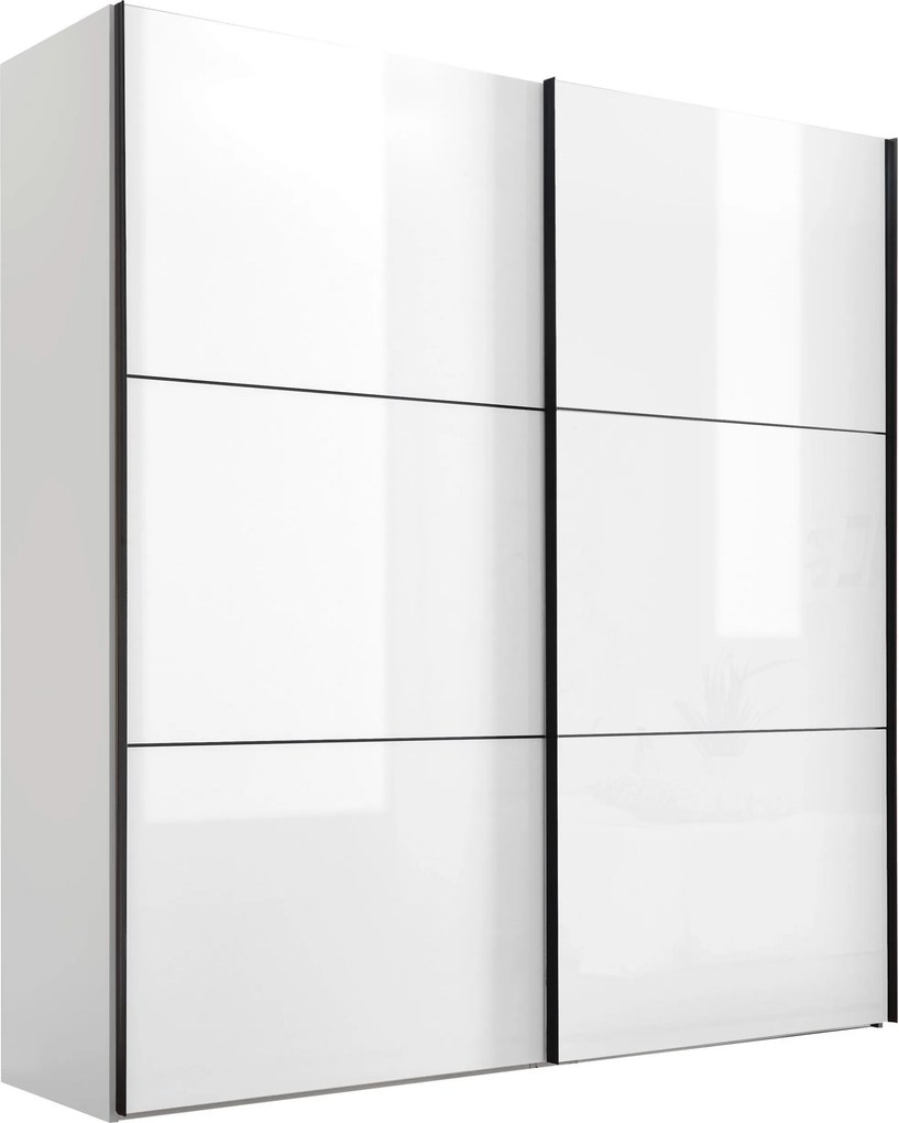 XXXLutz SKŘÍŇ S POSOUVACÍMI DVEŘMI, bílá, 225/222/68 cm Moderano - Šatní skříně - 000531006040