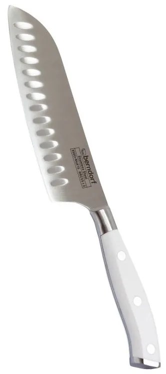 nůž Santoku  Sandrik Berndorf  ocel čepel 17,5 cm Profi Line Exclusive na sýr ryby maso (0375163201-a)