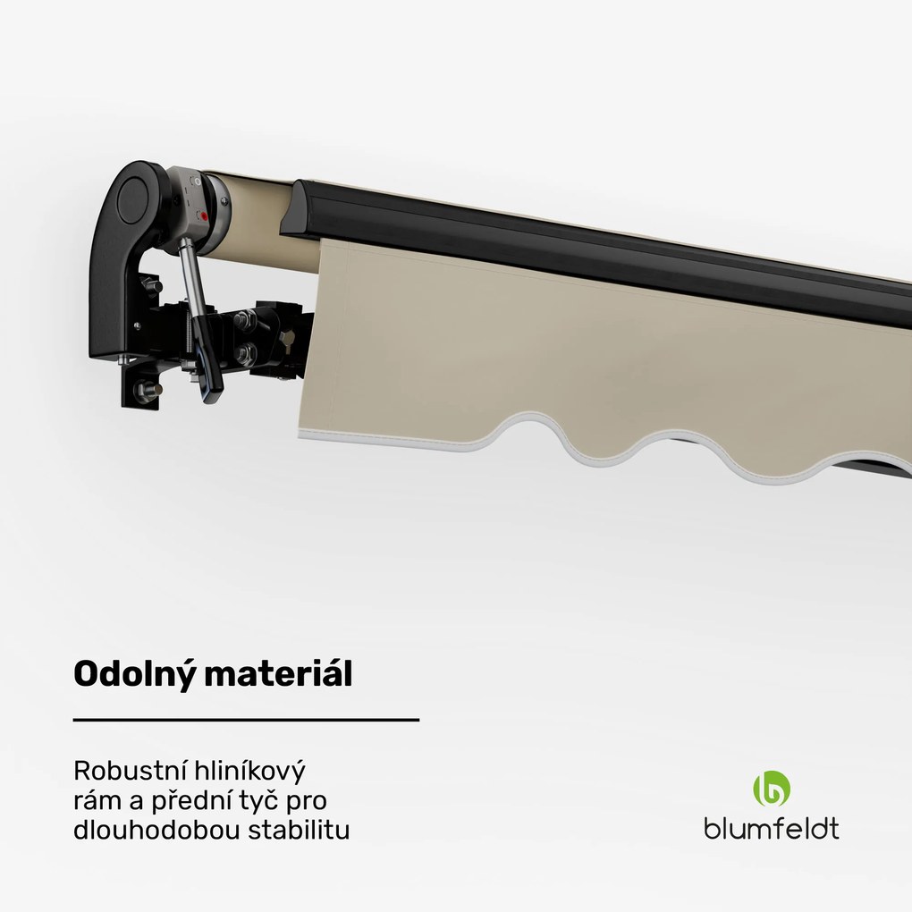 Blumfeldt CloudShade Markýza, Smart Control, UV ochrana, Montáž na zeď