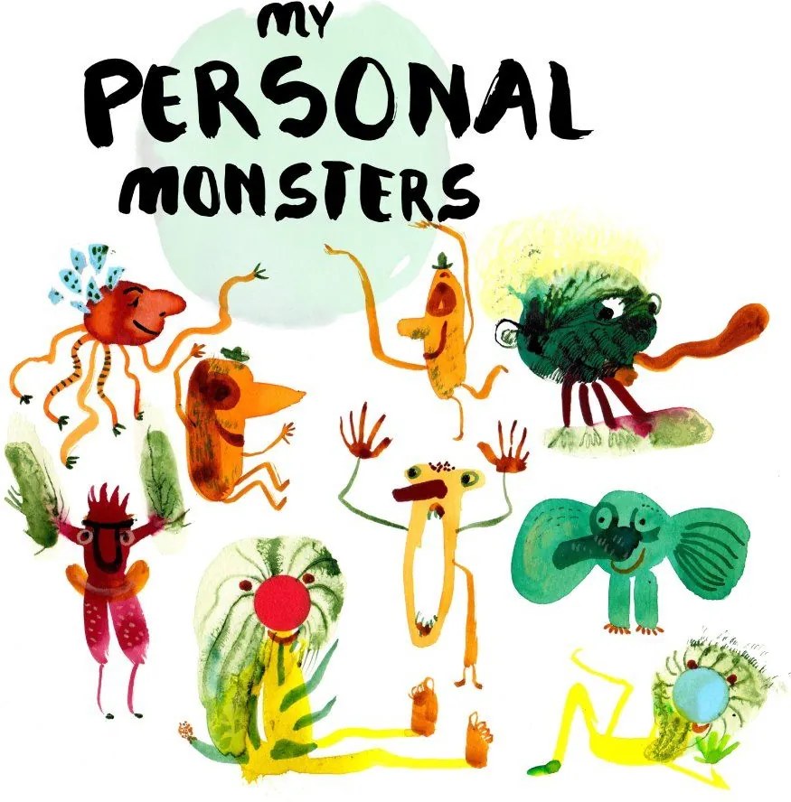 Petra Lemonnier | My personal monsters Rám: Bílý, Velikost: 50 x 50 cm