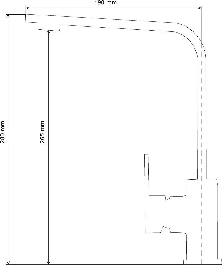 Gamma Moon, stojánková dřezová baterie, chrom lesklý, GMA-BNK-CH