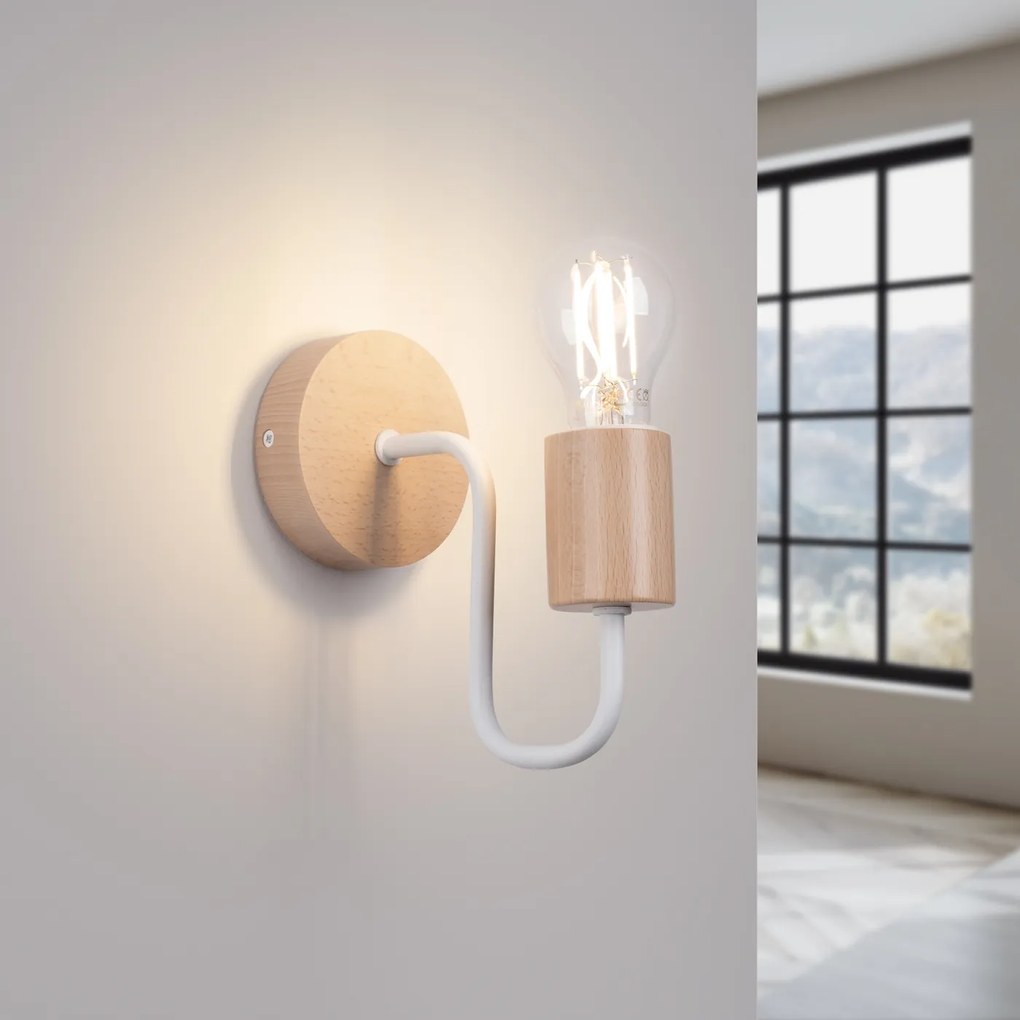 Sollux Lighting Nástěnné svítidlo TIMBO bílé