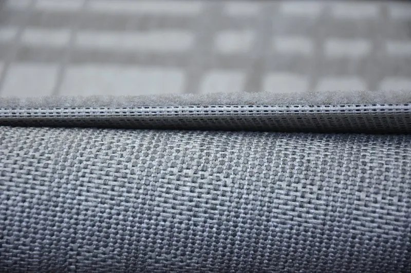 Kusový koberec SCANDI 18216/051 - pásy kostkovaný