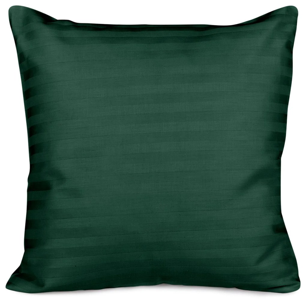 SATÉNOVÝ POVLAK NA POLŠTÁŘ CIZGILI DARK GREEN 40X40 CM TMAVĚZELENÁ