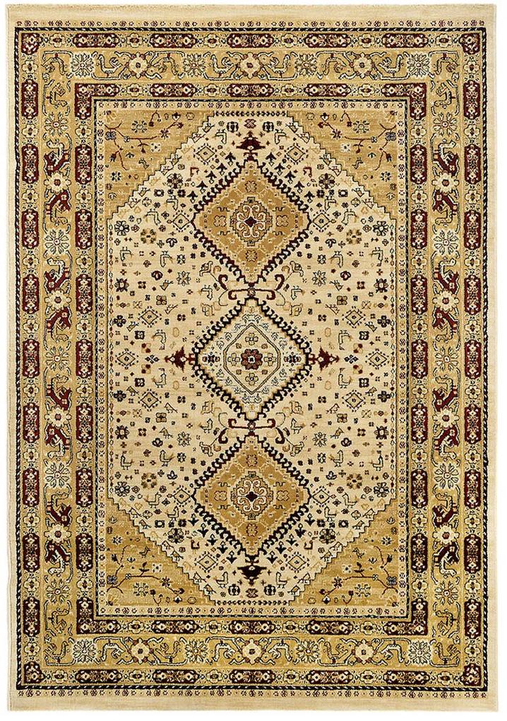 Koberce Breno Kusový koberec JENEEN 90/C78W, Béžová, Vícebarevné, 200 x 285 cm