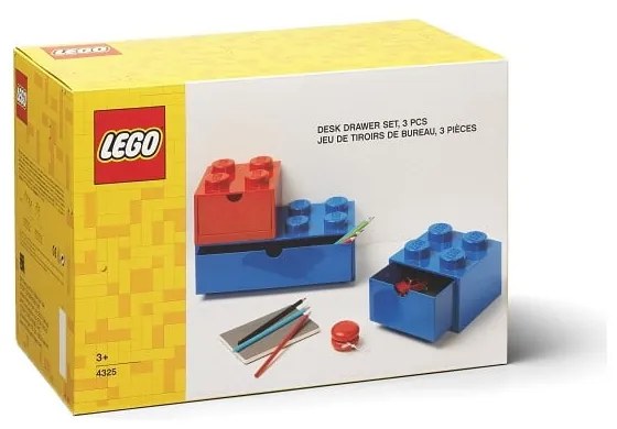 Plastové dětské úložné boxy v sadě 3 ks Multi-Pack - LEGO®