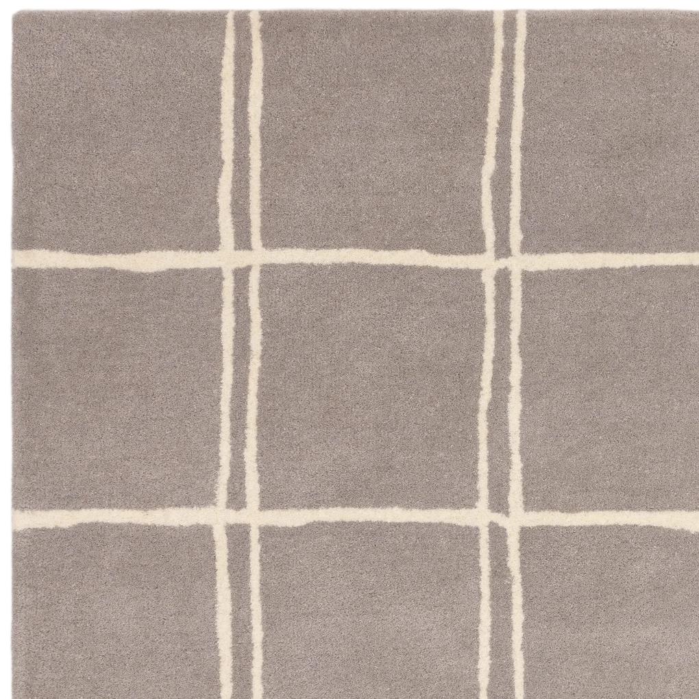 Tribeca Design Kusový koberec Swans Grid Silver Rozměry: 200x290 cm