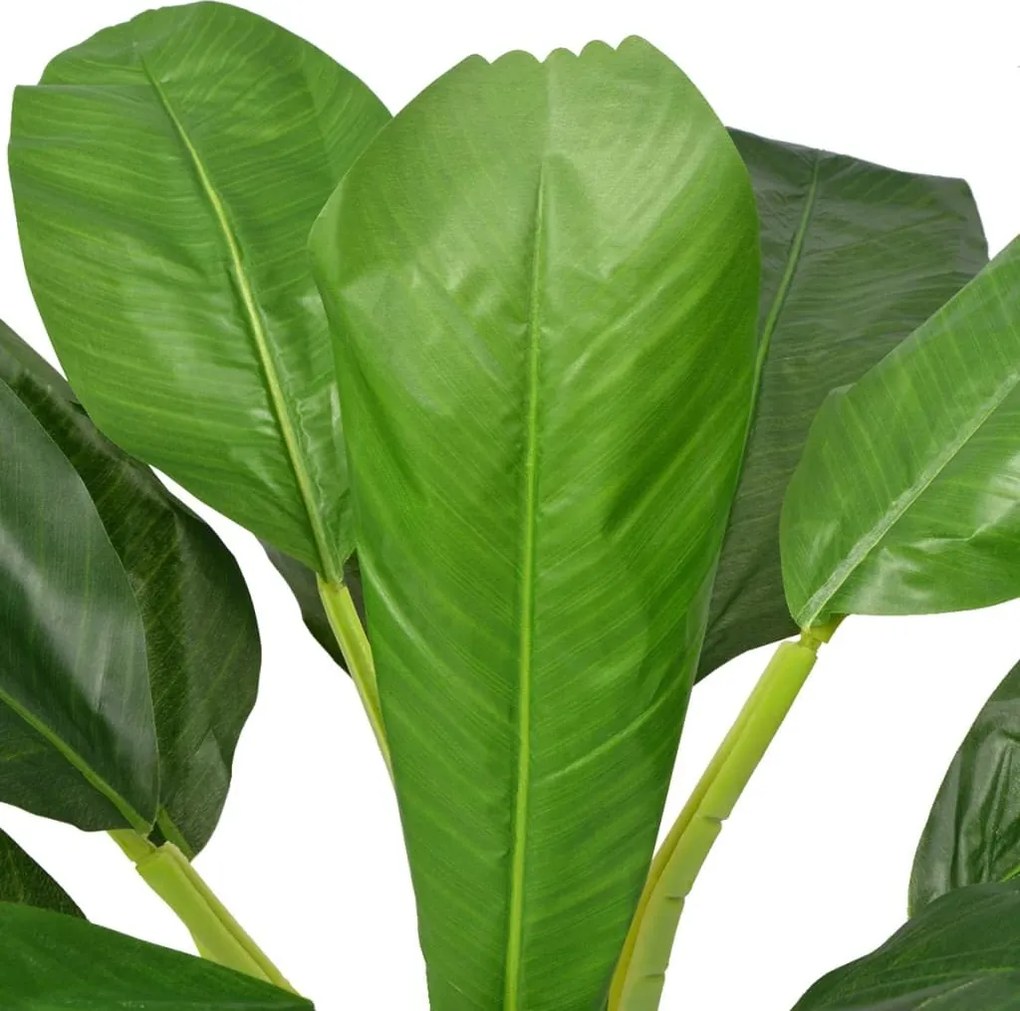 vidaXL Umělá rostlina banánovník s květináčem 150 cm [244454] Barva: Zelená