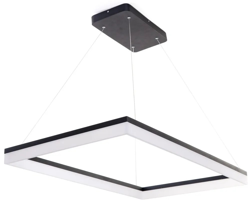 LED závěsné svítidlo Nelio L/00281 černé 60cmx60cm