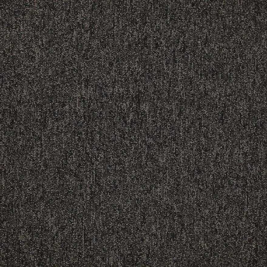 Kobercové čtverce Modulyss First Forward 989 - černé - 50x50 cm
