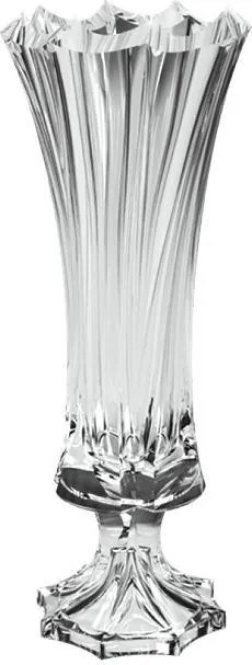 Bohemia Crystal Váza na noze Bromelias 390mm