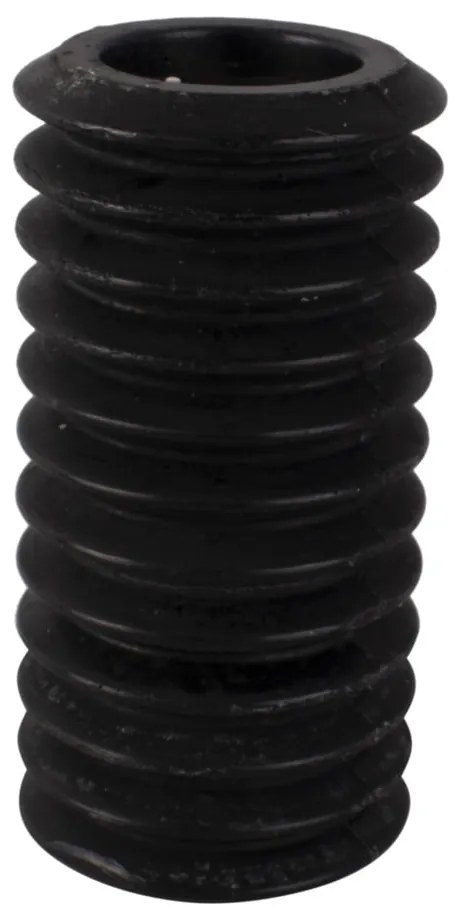 Černá svíčka PT LIVING Layered, výška 15 cm