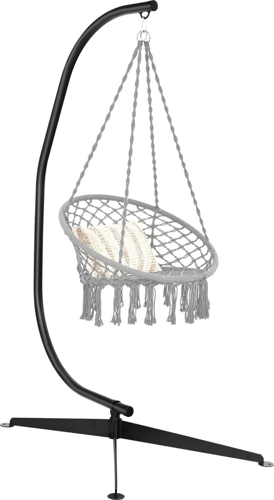 Costway 150 kg rám závěsného křesla rám závěsný rám křesla XXL 207 cm závěsný