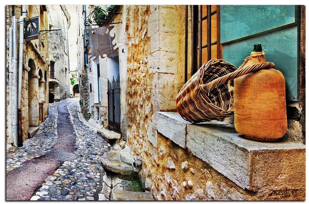 Obraz na plátně - Stará středomořská ulice 1151A (60x40 cm)
