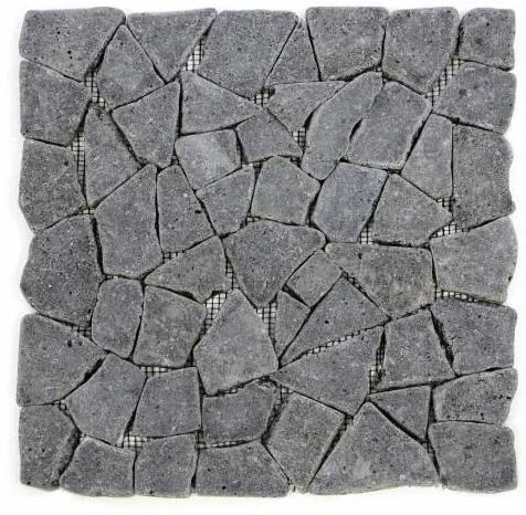 Garth Mozaika z andezitu - tmavě šedá obklady 1 m2