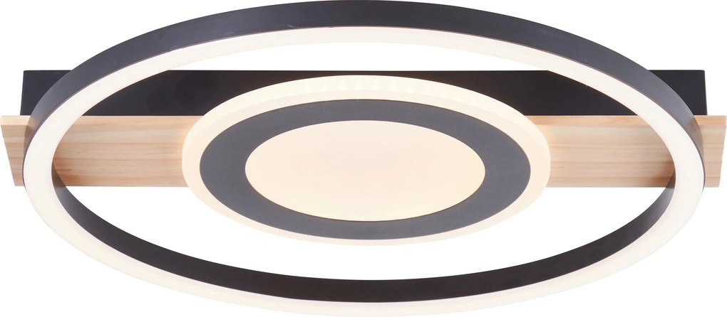 XXXLutz STROPNÍ LED SVÍTIDLO, 37/39/5 cm - Stropní svítidla - 003106127403