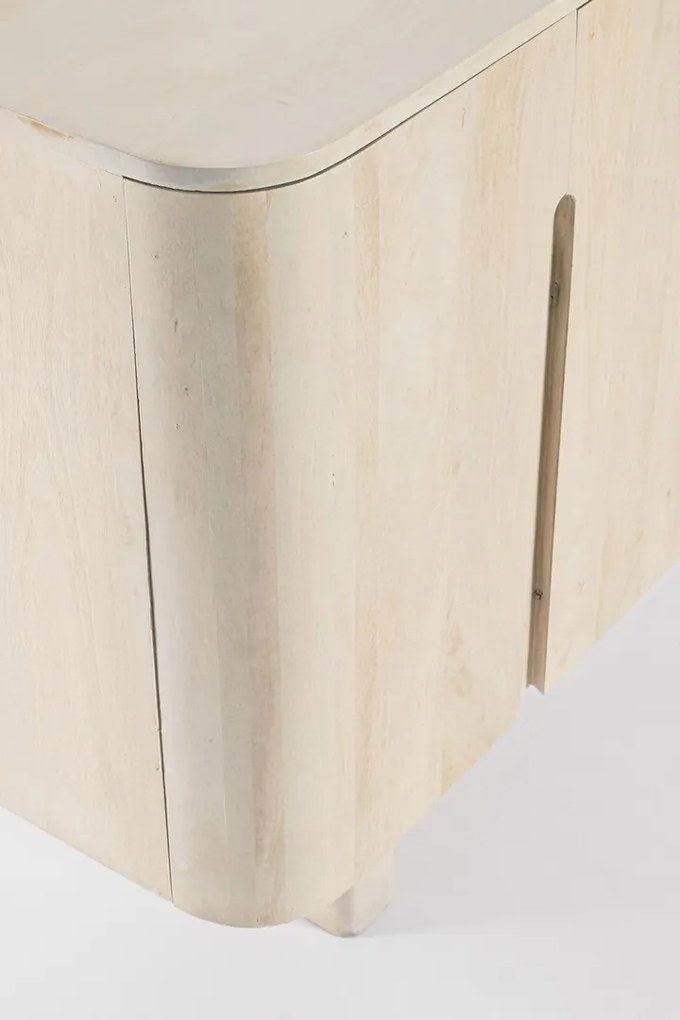 BIZZOTTO Dřevěný TV stolek SERAPIS 140x58 cm světlý 0747186