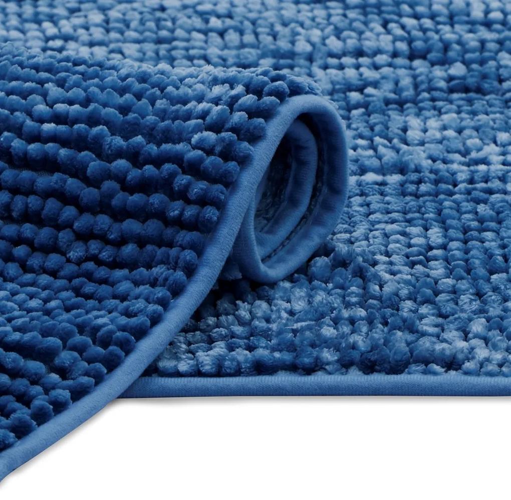 AmeliaHome Koupelnový koberec Bati tmavě modrý, velikost 50x70