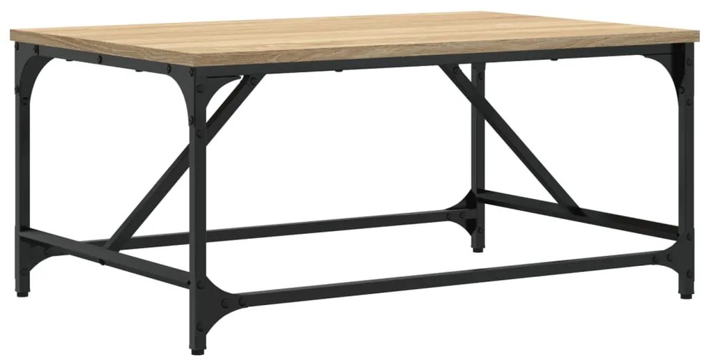 Konferenční stolek dub sonoma 75 x 50 x 35 cm kompozitní dřevo - Default Title