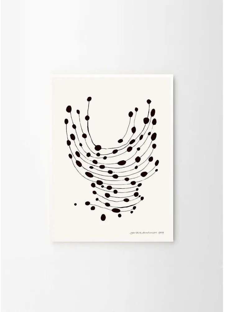 Plakát 30x40 cm Dancing Dots – Leise Dich Abrahamsen – The Poster Club
