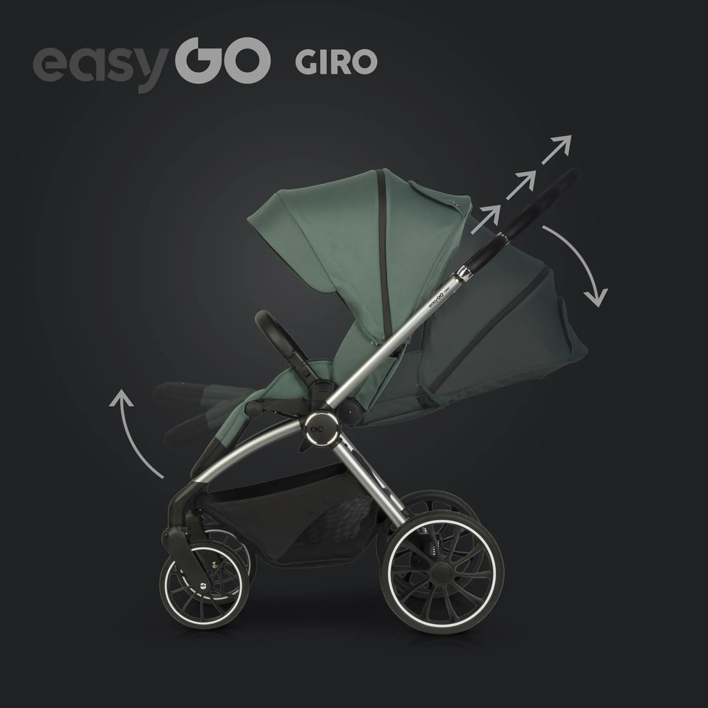 Kombinovaný kočárek EasyGo Giro 2v1 Sage Green
