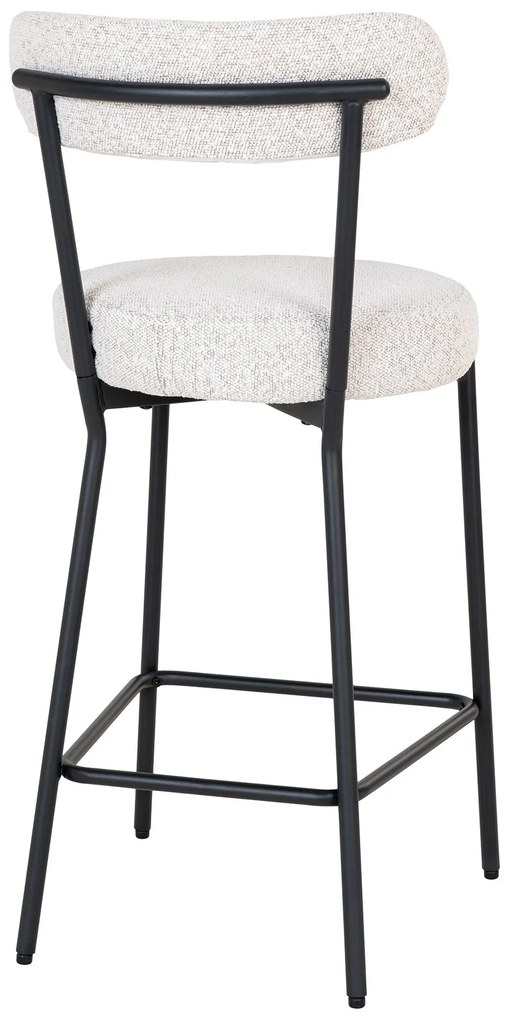 House Nordic Barová židle BADALONA bílé bouclé 1001361