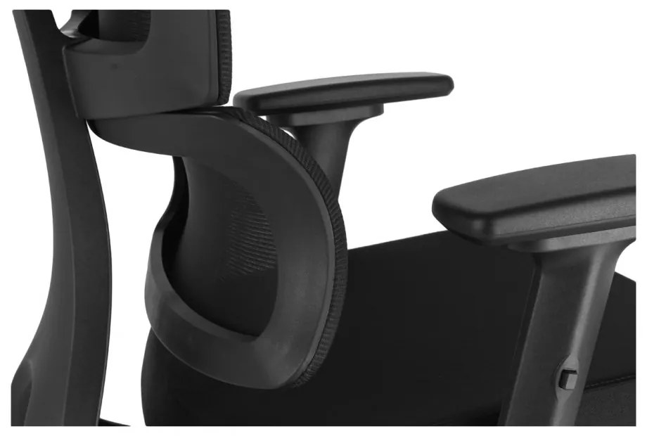 Kancelářská ergonomická židle Neoseat CALVANI XL — černá, nosnost 150 kg