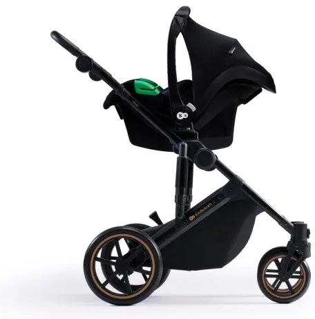 KINDERKRAFT SELECT - Kombinovaný kočárek 3v1 PRIME 2 Premium Venezian black