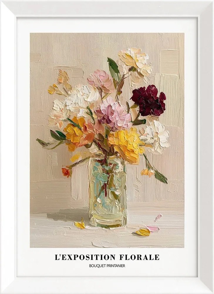 Tištěný obraz s rámem 56x75 cm Sunny Bouquet – Styler