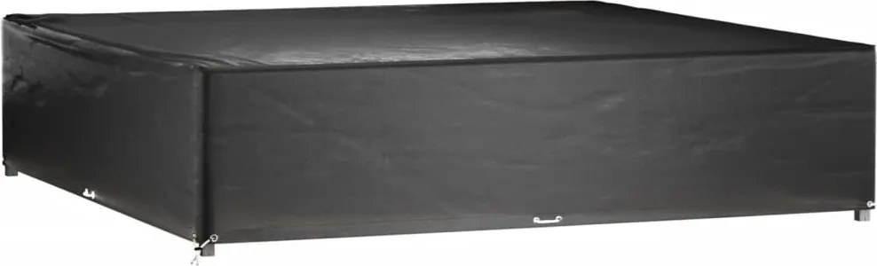 Plachty na zahradní nábytek 2 ks 16 oček 240x240x55 cm čtverec 3155355