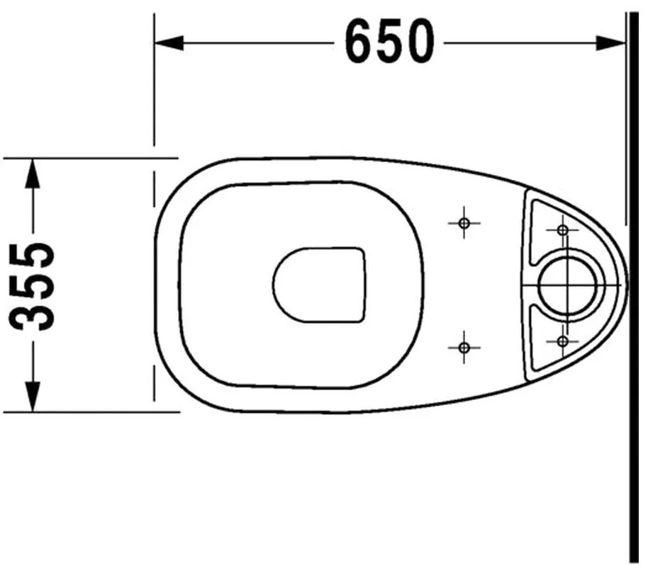 Duravit D-Code - WC kombi mísa, rovný odpad 21110900002