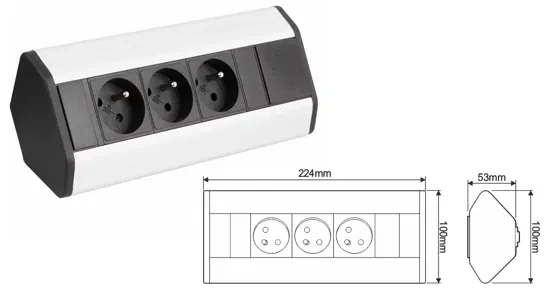 IN LIGHT Z suvkov Li ta Rohov CORNER 3x 230V Hlin k ern BIANO in-light-z-suvkov-li-ta-rohov-corner-3x-230v-hlin-k-ern-biano