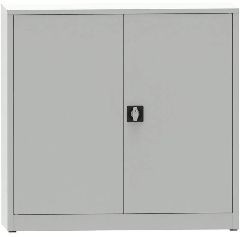 Dílenská policová skříň na nářadí KOVONA JUMBO, 2 police, svařovaná, 1150 x 1200 x 600 mm, šedá