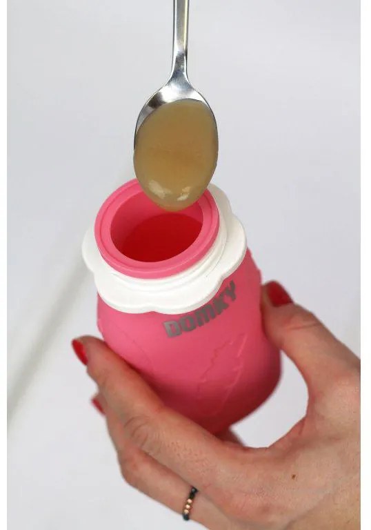 Domky Plnitelná silikonová kapsička 180 ml Zelená