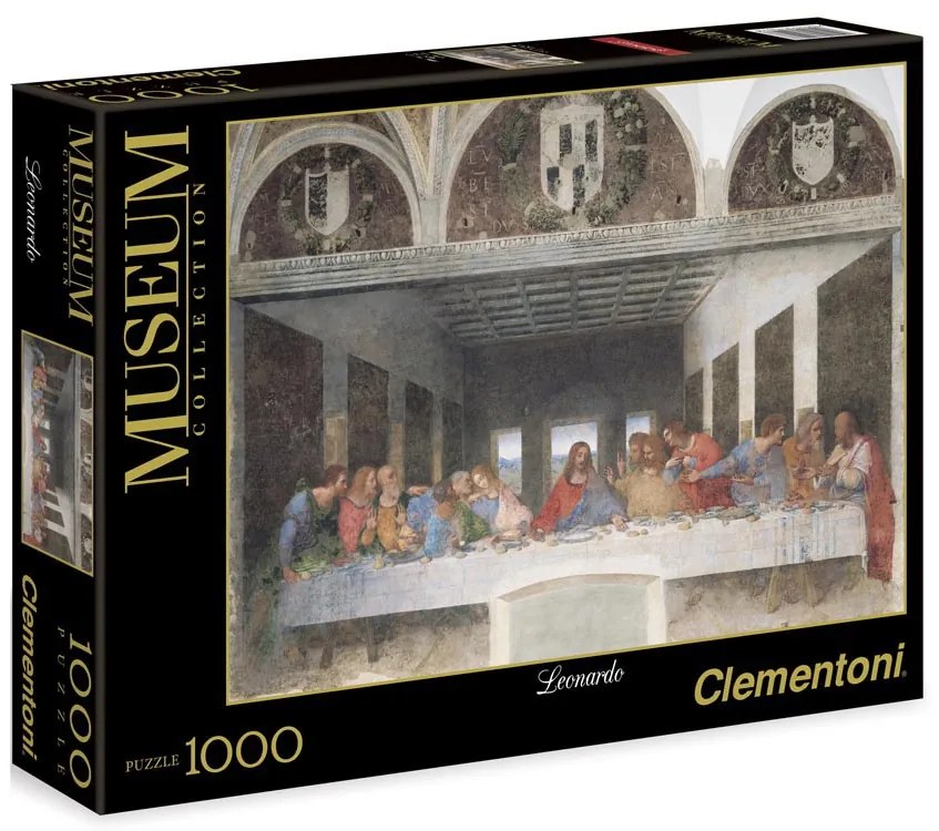 Clementoni - Puzzle Museum 1000 Leonardo de Vinci - Poslední večeře