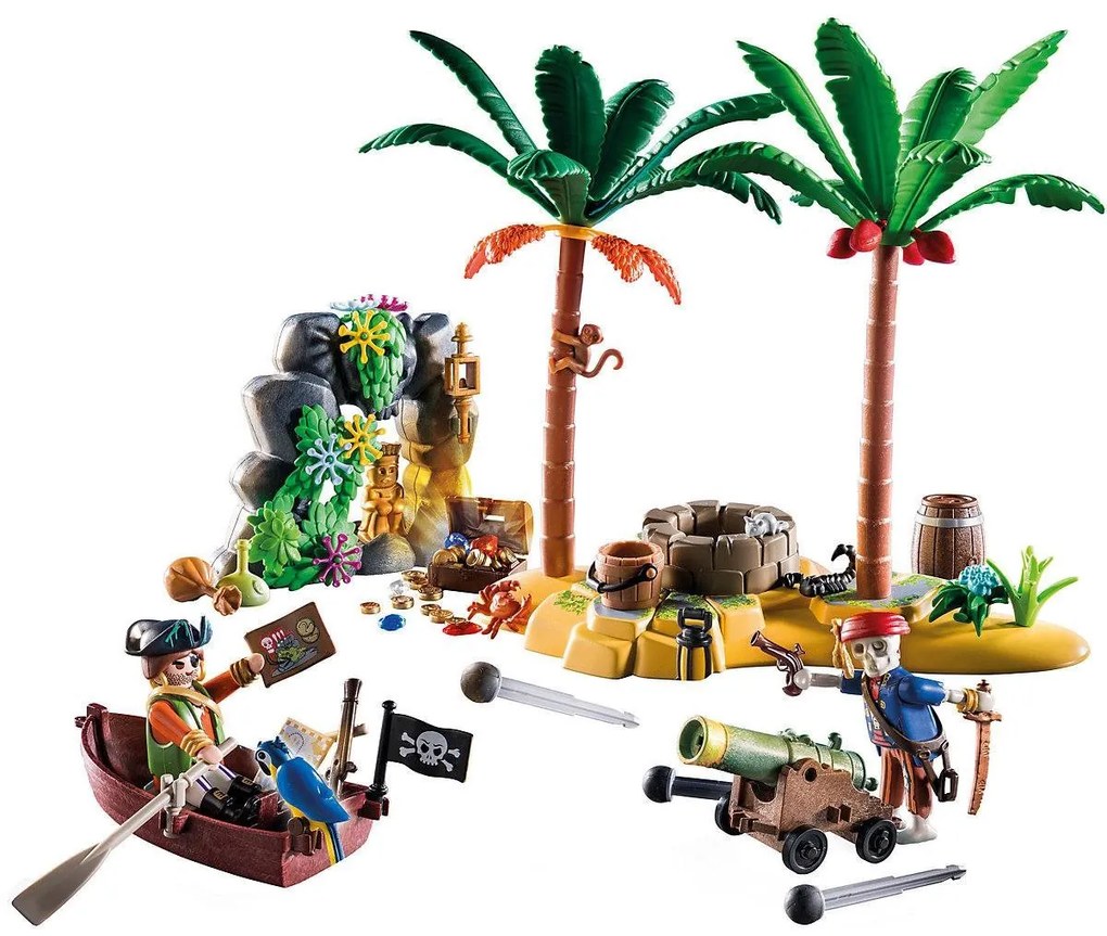 Playmobil Playmobil 70962 Pirátský ostrov pokladů s kostlivcem